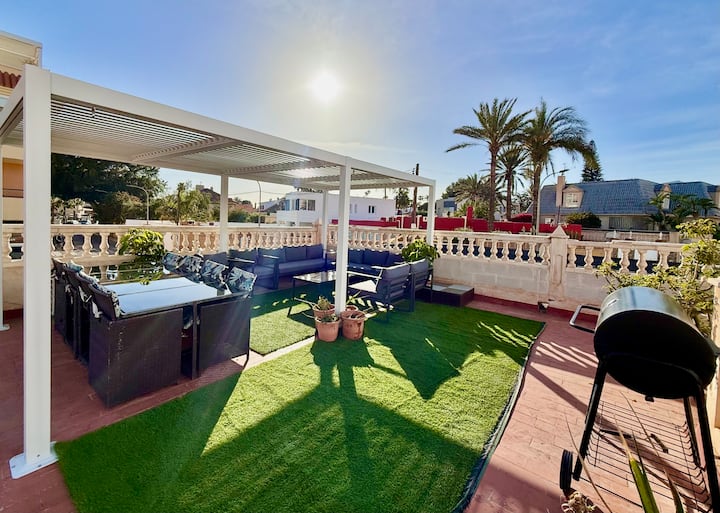 Casa Playa- 11 - Terraza- Aire Acondicionado- Wifi - Almería
