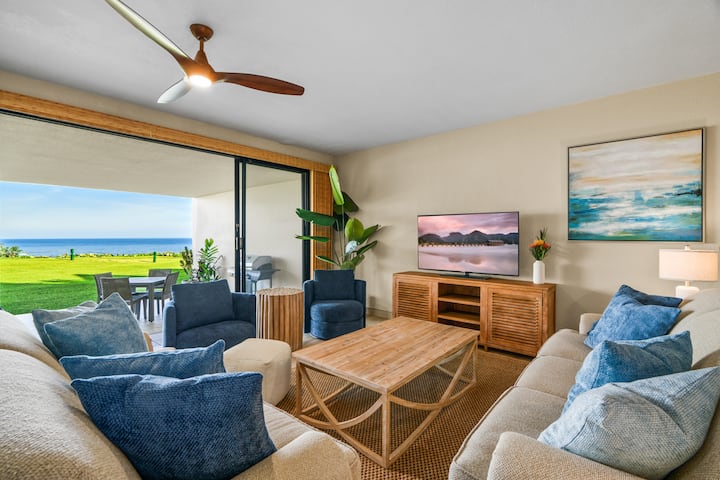 Private Serene 2/2 Ocean View And Ac - Puu Poa 102 - Tunnels Beach, HI