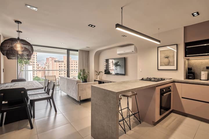 Apartment Laureles Great Views A/c 500 Mbps Wifi - Medellín
