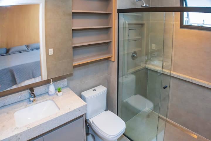 Flat Novo, Moderno,  Completo  Noroeste! - Brasília