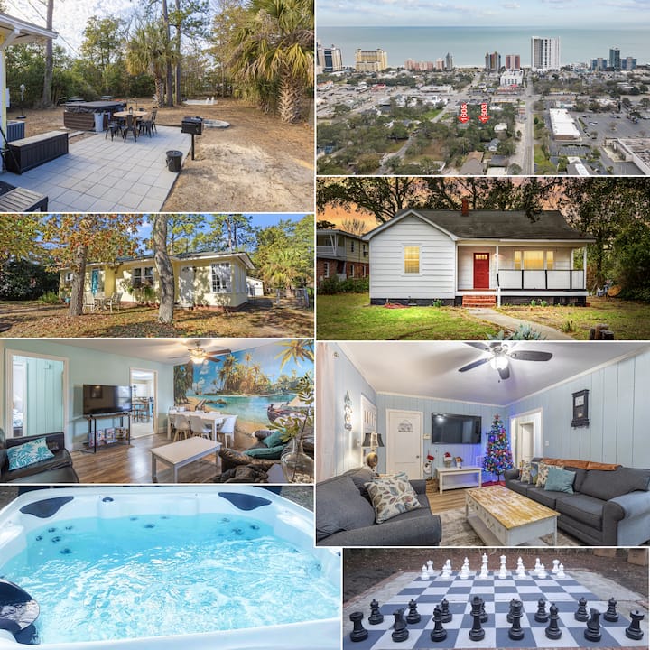 2 Nextdoor Singlefamily Homes W Hottub, Sleeps 30 - Myrtle Beach, SC