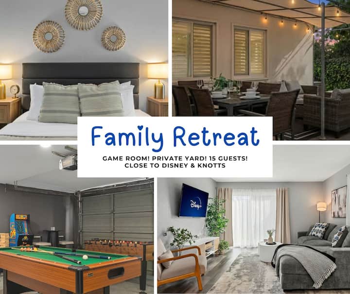 Adventure Family Retreat W/ Game Room - Anaheim