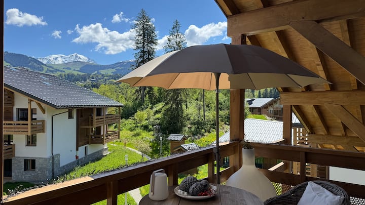 Flocons De Megeve | 3 Bedroom With Mountain View - Megève