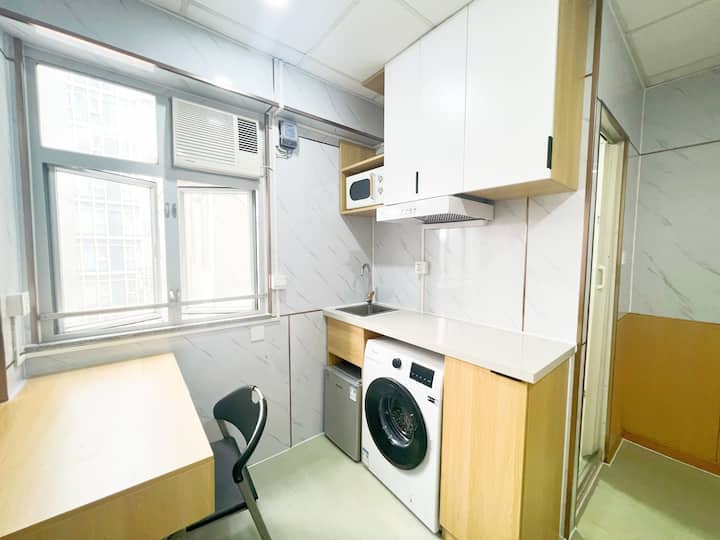 尖沙咀獨立廚房帶洗衣機|單人套房|交通便利 - Hong Kong