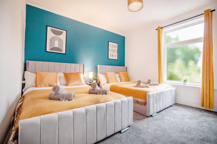 Blue Horizon City Escape | Free Parking | 14 Ppl - Sheffield
