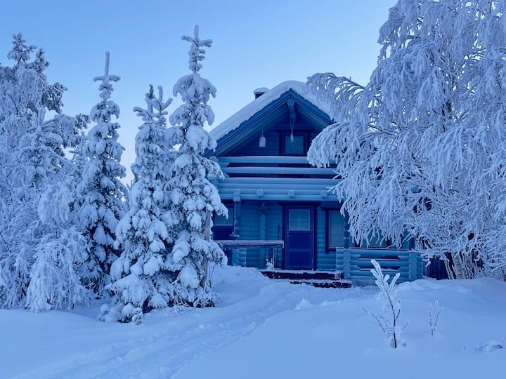 Mökki Pallas-ylläs Kansallispuiston Juurella - Muonio