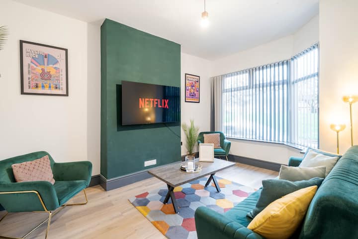 Long Stays| Fast Wifi & Free Parking| Contractors -