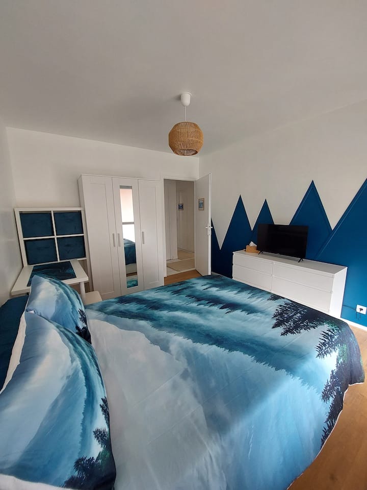 Chambre Turquoise - Gaillard