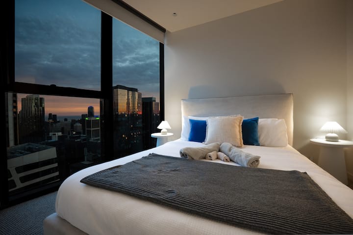 Melb Cbd 59th Floor | Night Views + Pool & Gym - Melbourne