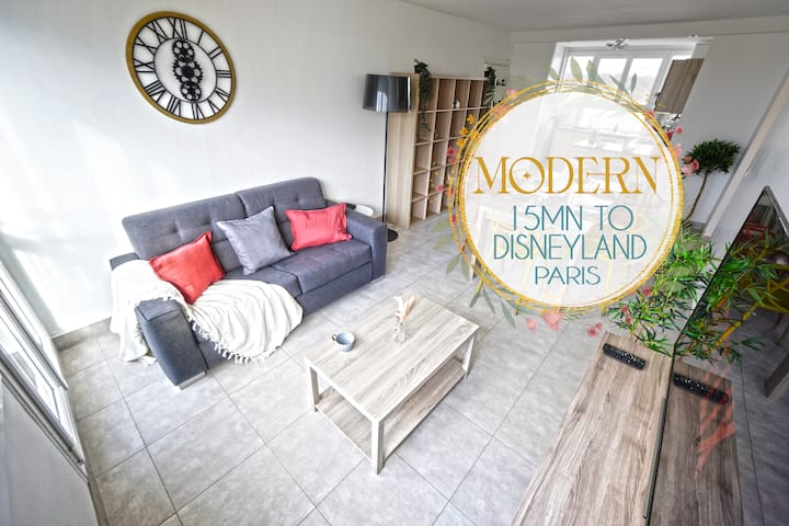Moderne & Familial – Disneyland Paris à 15 Min - Bussy-Saint-Georges