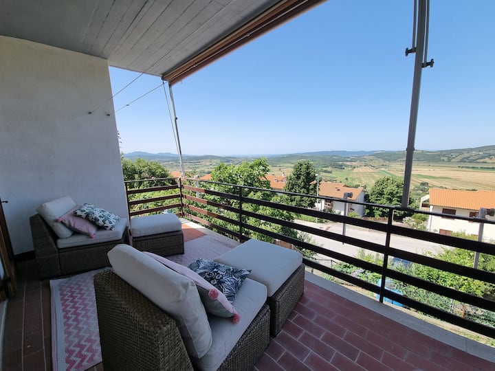 A Casa Di Daniela, Vista Colline, Golfo Follonica - Massa Marittima