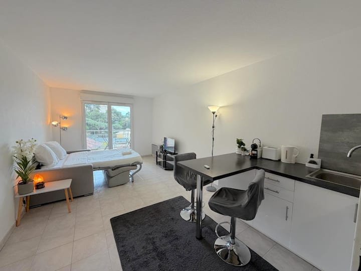 Charmant Studio Cosy Avec Balcon Ensoleillé - Villefranche-sur-Mer