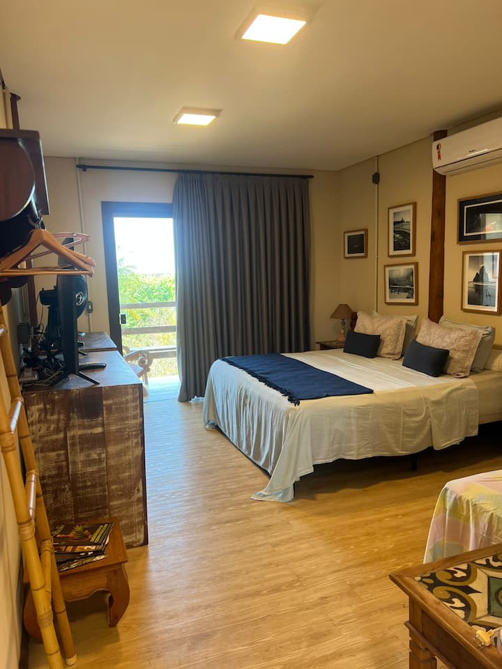 Aconchegante Suíte Com Varanda E Vista No Sueste. - Ilha de Fernando de Noronha