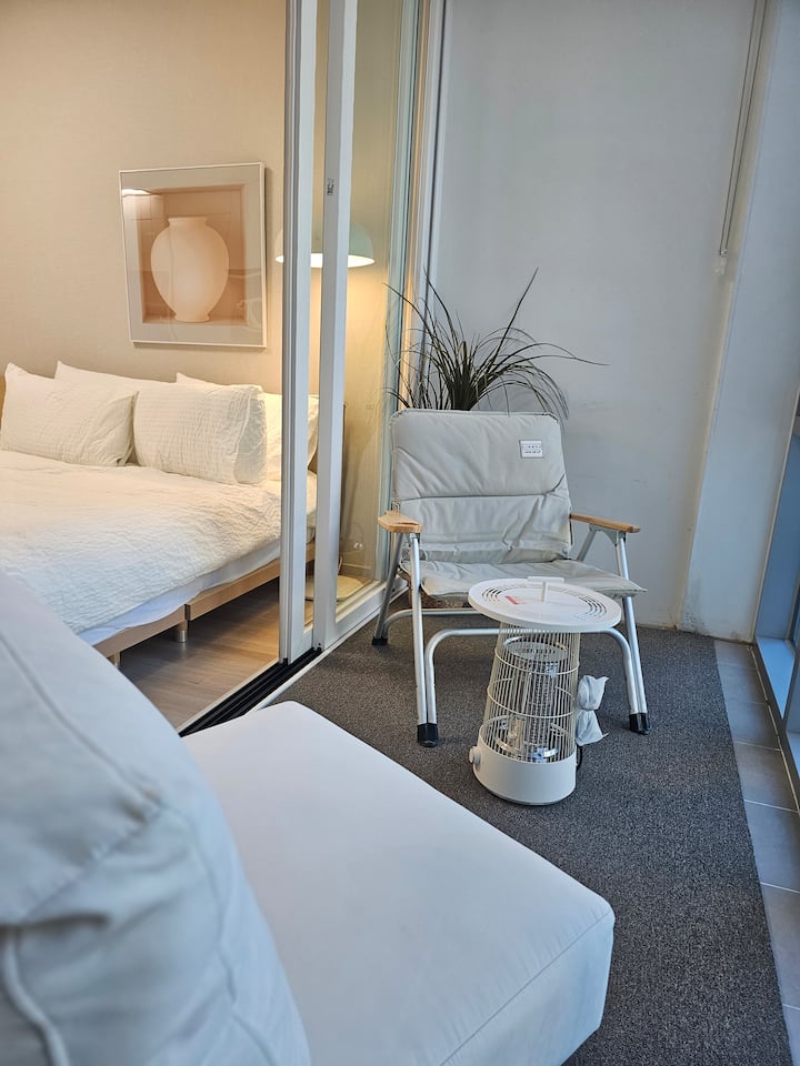 [ 편안한 레지던스 호텔 ]#무료주차/#장박할인/#타임테라스/#삼성전자/#한림대병원/#출장 - 화성시