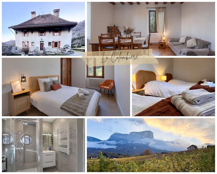 New La Colombière Demeure De Charme Et D'histoire - Pontcharra