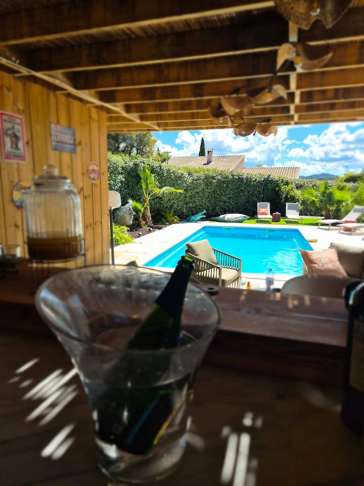 Maison 3 Chambres Avec Pool House Et Piscine - Roquebrune-sur-Argens