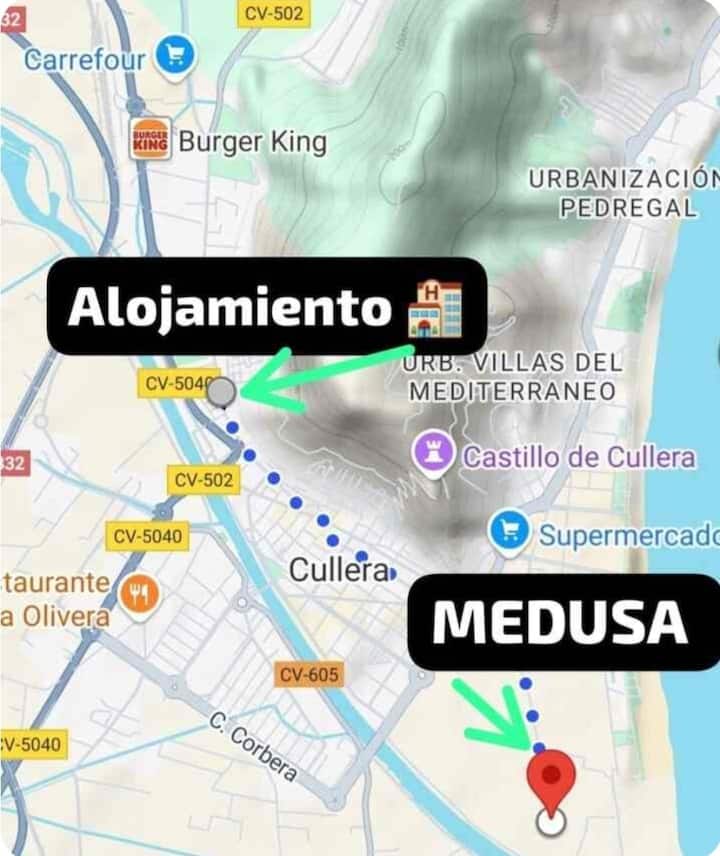 Duerme En Medusa Casa Cerca Del Festival Cullera - Cullera