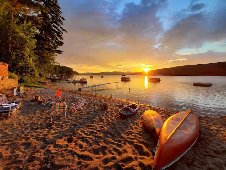 Yellow Pine Lake Lodge Adk Schroon Private Beach - Schroon Lake, NY