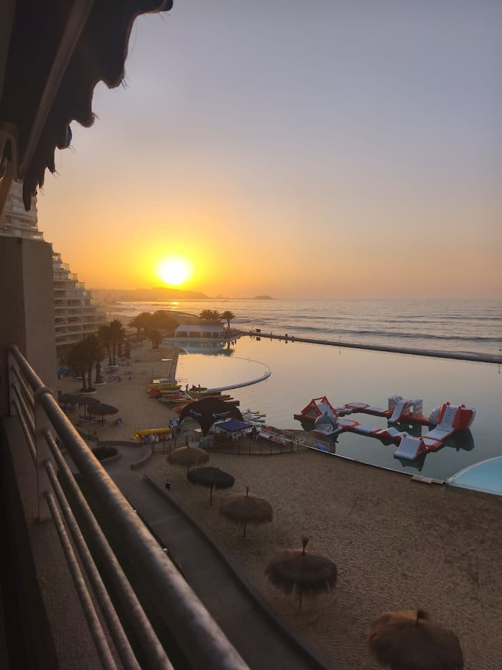 Resort San Alfonso Del Mar Vista A Playa Y Piscina - Algarrobo