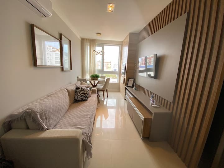 Apto Completo, Vista Mar - Perto Shopping E Praça - Capão da Canoa