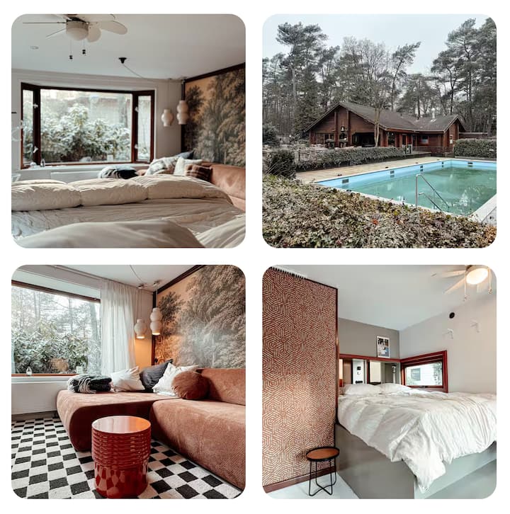 Boshuisje Met Bosbad Aan De Bosrand - Epe