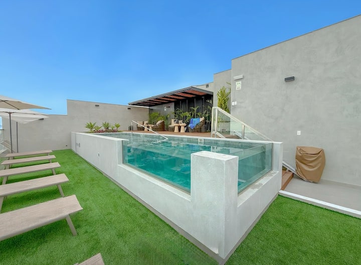 Céntrico Departamento En Miraflores Con Piscina - Lima