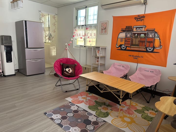 台中逢甲夜市附近日式平房(可停兩部車)，包棟，最多住六位，長租可談，醫療需長駐可談 - Daya District