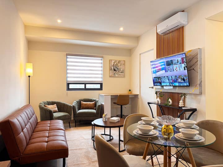 Departamento - Centro Monterrey A 8 Min San Pedro. - Monterrey