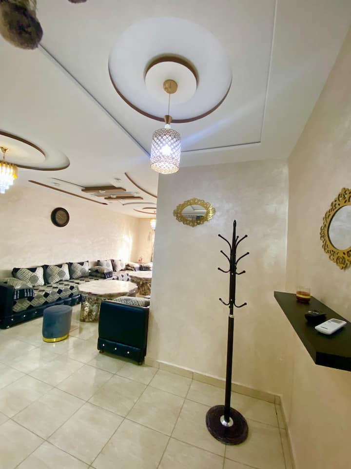 Grand Appartement Familial ÉVent Climatisé Garage - Oujda