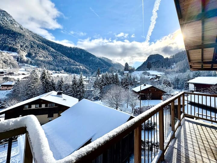 Double Appart Spacieux Dans Un Chalet, Vue Superbe - Saint-Jean-d'Aulps