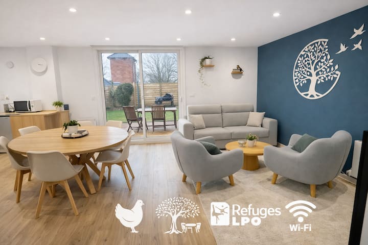 Le Colombier Du Val –Maison Cosy 3 Ch | Jardin/bbq - Sarthe