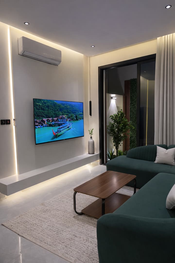 شقة راقية بحي الوادي مع حديقة خارجية خاصة - Riad