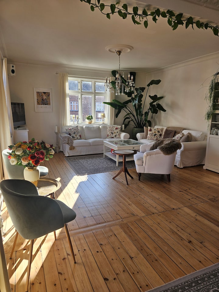 Charmerende, Lys Og Stor Lejlighed I København. - Copenhagen