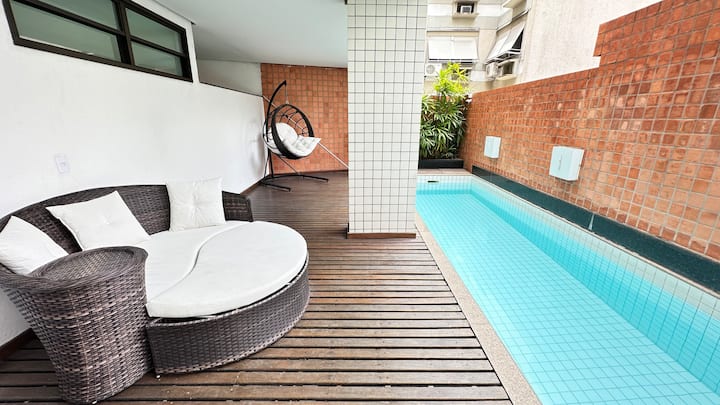 Ipanema Flat Serviços + Ar + Piscina - Ipanema