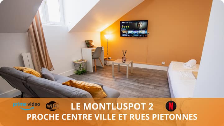 Le Montluspot 2 – Cocon Central Avec Parking Privé - Montluçon