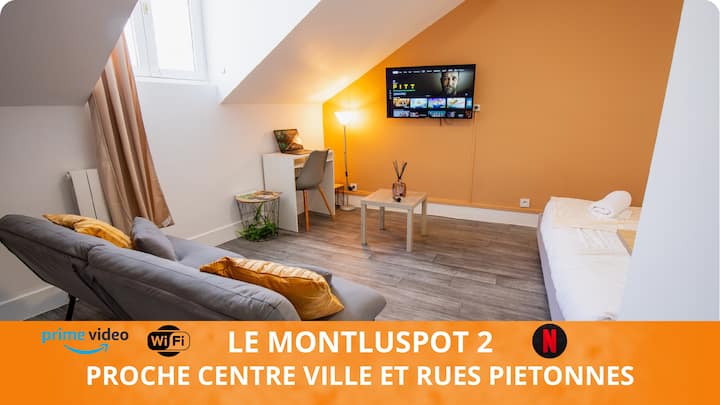 Le Montluspot 2 – Cocon Central Avec Parking Privé - Montluçon