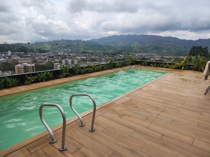 Loft Con Vista éPica Y Piscina | Cerca A Termales - Santa Rosa de Cabal