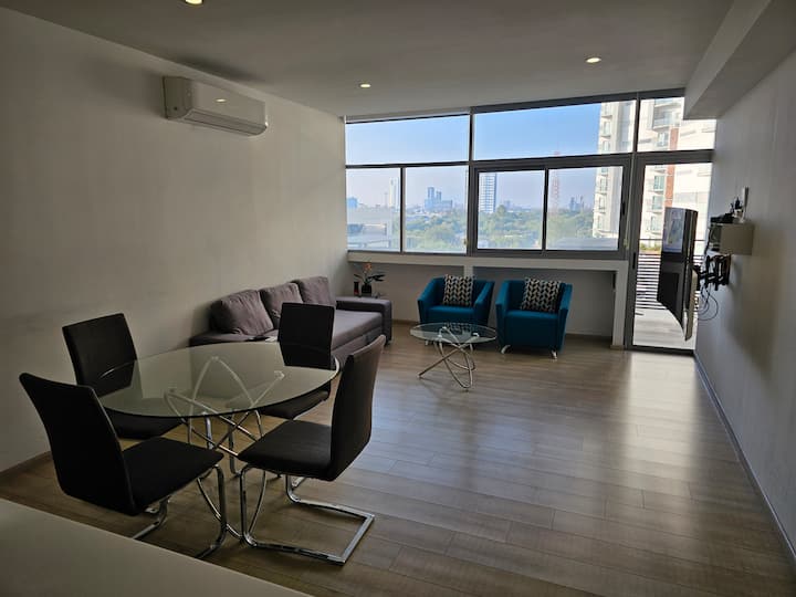 Modern Apartment With Pool-park-plaza In Monterrey - Monterrey