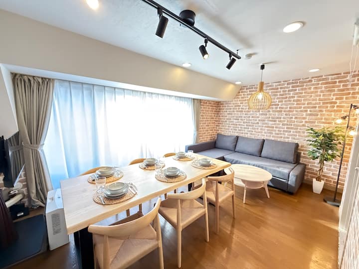 1-minute Walk Stn And 7-11store Max 9 Guests 86㎡ - Matsumoto