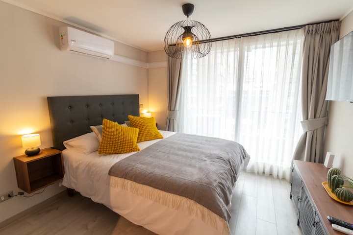 Departamento Moderno Centrico Y Full Equipado - Santiago