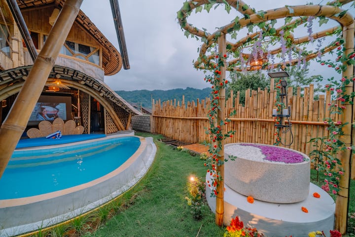 Eco Bamboo 2b Villa In Sidemen Bali - Sidemen