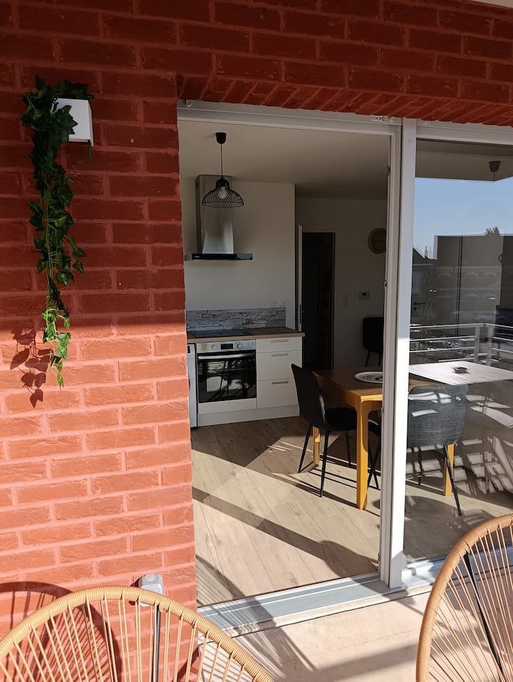 Appartement T2 Neuf Avec Terrasse Et Parking Privé - Gravelines
