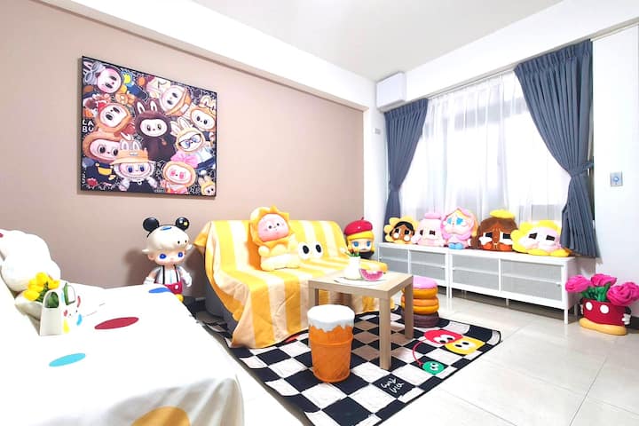 Hh西門町走路十分鐘entire Spacious/biggroup 7 Rooms/ 6-29人 - Taipei