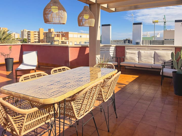 Beach Apartment | Private Roof Terrace | Pau 5 - Alicante