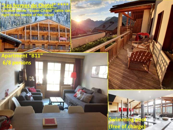 Appartement 6/8 Pers. 10m. Télécabine, Piscine ! - Lac de la Mouille