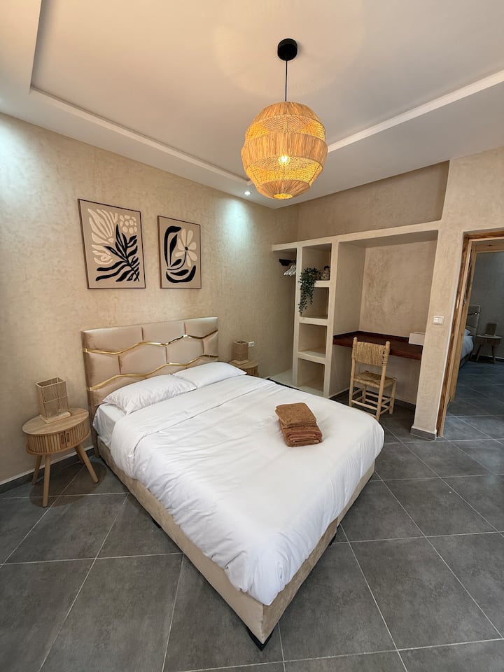 Cozy Moroccan Apartment With Terrace In Tamraght - Taghazout