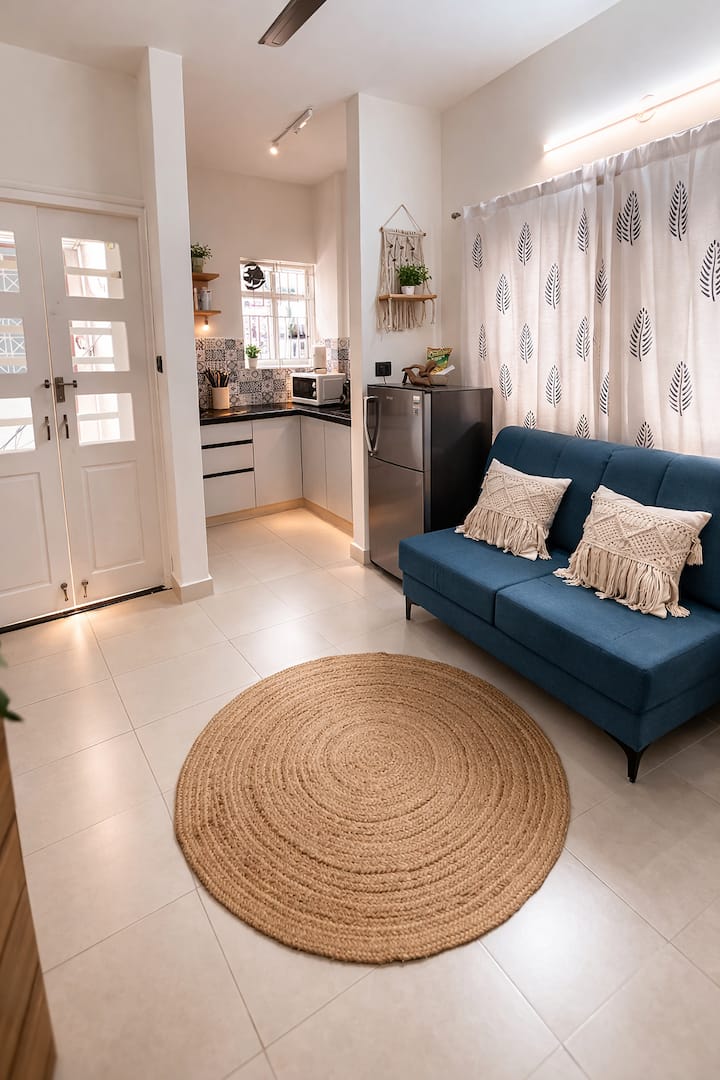 Cosy 1bhk With Workspace & Wifi | Hsr/koramangla - Bangalore