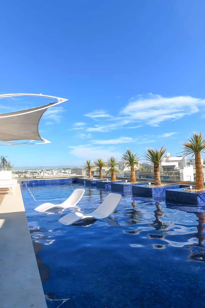 Luxe Appartement Piscine & Gaming Room - La Marsa
