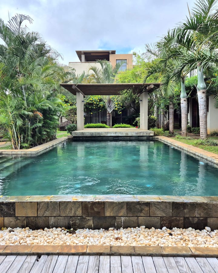 Tropical Garden Apartment 3-min Drive To Beach - Mauritius