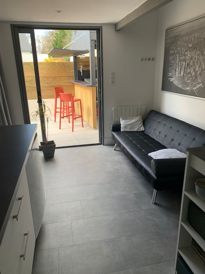 Studio Tout Confort 30 M2 Avec Une Belle Terrasse - La Turballe